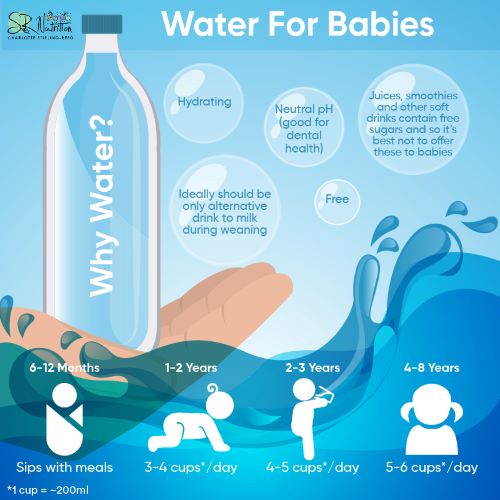 How Much Water Does My Baby Need? - SR Nutrition